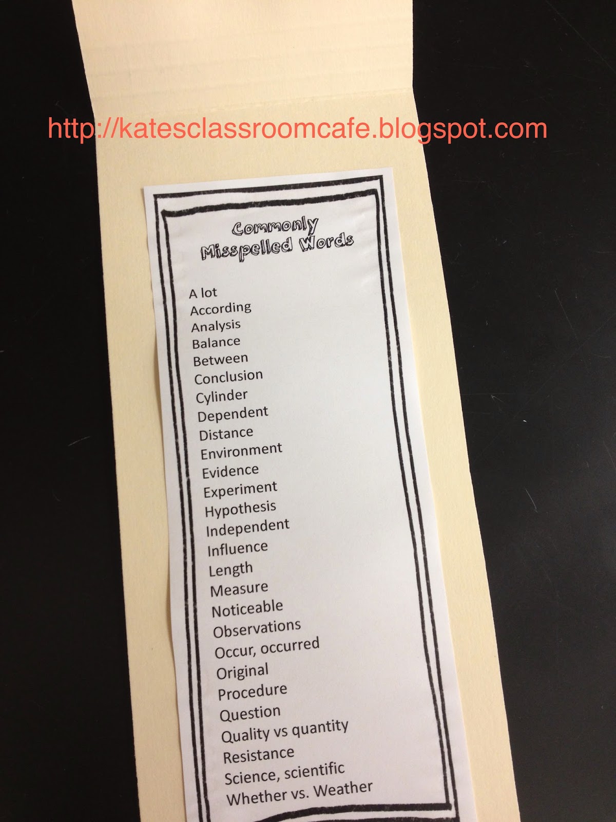 Organize Notebooks With File Folder Bookmarks Organize Notebooks With File Folder Bookmarks
