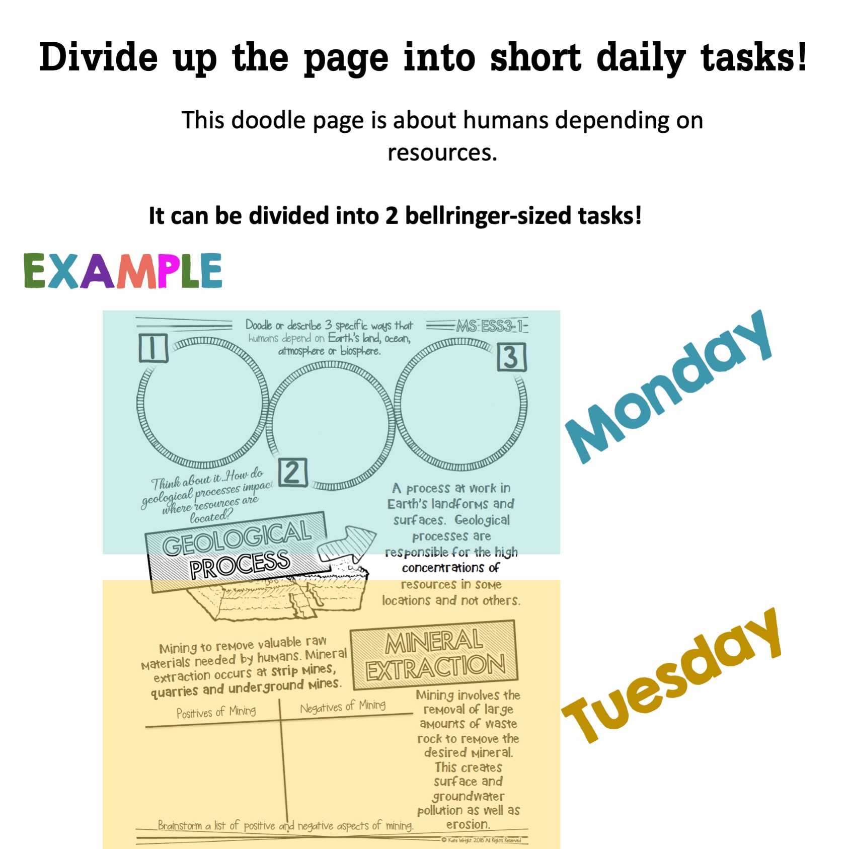 Using NGSS Doodle Notes as Bellringer Warm-ups - Captivate Science