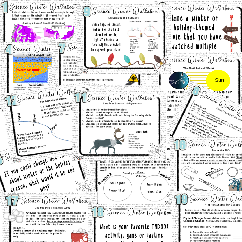 Science Holiday Fun for Middle School - Captivate Science