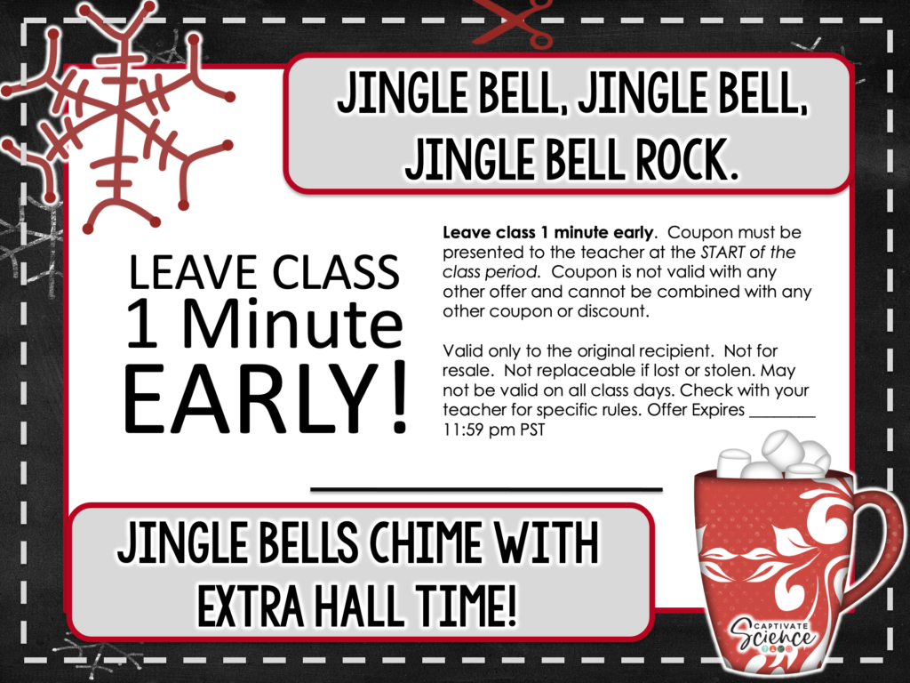 Science Holiday Fun for Middle School - Captivate Science